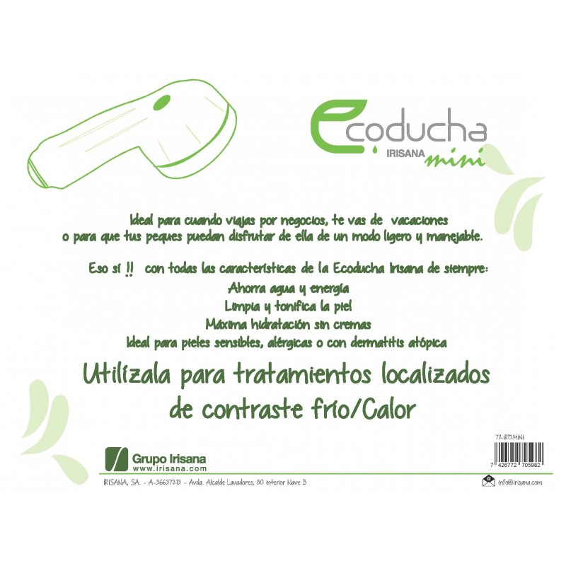 ECODUCHA BEAUTY IRISANA IR18 - Ecofeel